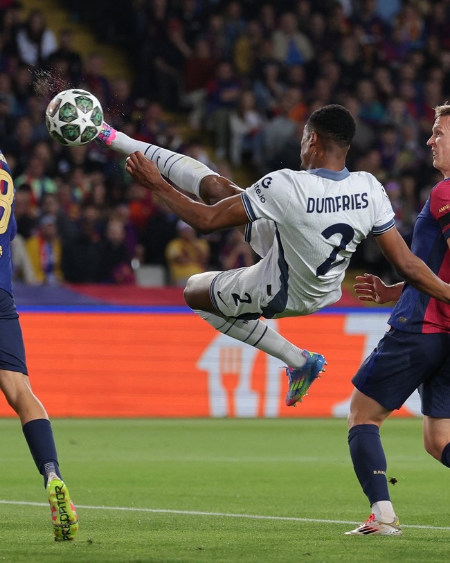 [UCL STAR] 아모림이 반할만하다! 골 넣는 '윙백' 인테르 괴물 날개, 공격수급 움직임→멀티골 쾅쾅!