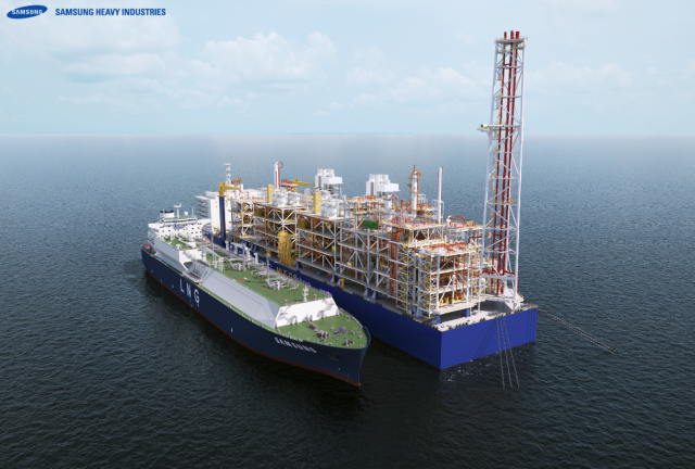 심해용 FLNG 표준모델 'MLF-O' 개발한 삼성중공업