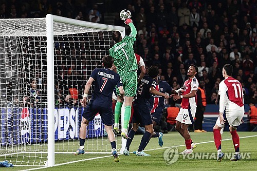 PSG, PK 놓치고도 아스날에 2-1 승… 결승 PSG-인테르 성사