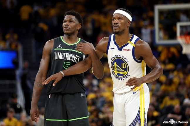 '커리 햄스트링 부상 결장' GSW, PO 2연패→탈락 위기... '버틀러 33점 분전' 미네소타에 역전패