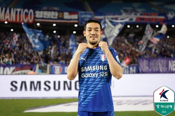 [k2.live] '전매특허 왼발 FK→시즌 1호골' 이기제, "운이 좋았던 거 같아...머리는 정리 한 번 할 것"