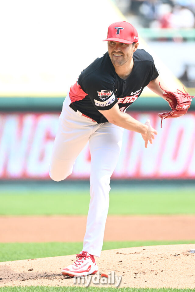 “한번 맞을 때가 돼서 맞았다” KIA 네일은 아트지만 사람이다…KBO 최고투수 레이스, 전쟁이 시작됐다[MD광주]