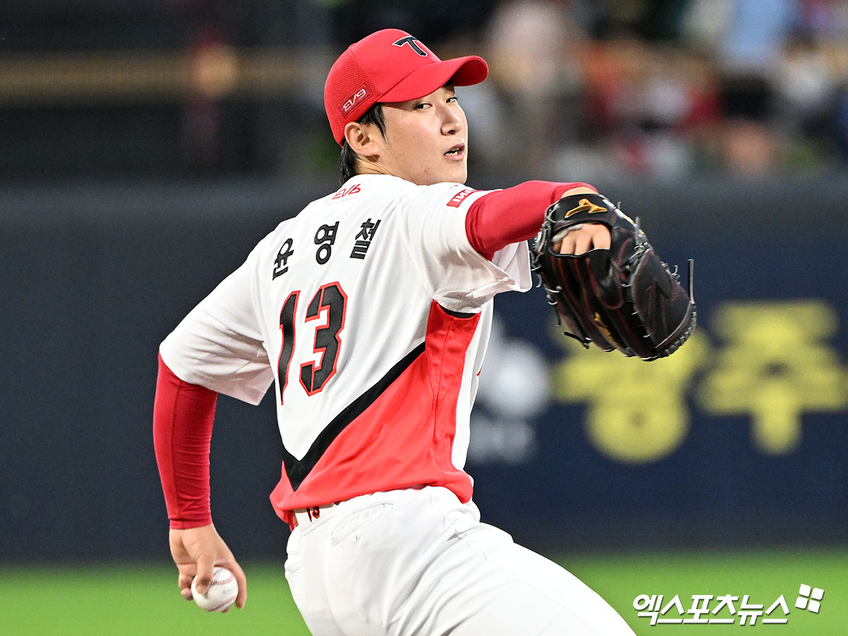 '좌타자 6명 배치' KIA, 14일 롯데전 라인업 공개...'3G ERA 15.88' 윤영철 시즌 첫 승 도전 [광주 현장]
