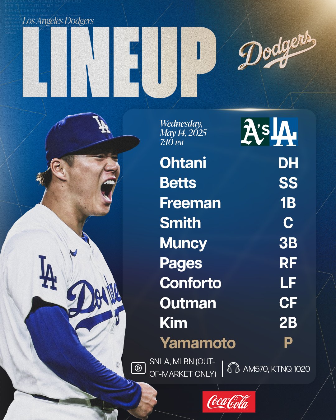 김혜성, 마이너 아닌 선발 복귀! 15일 오클랜드전 2루수·9번 타자 출격→'ML 2G 등판' 193cm 1R 우완 루키 만난다