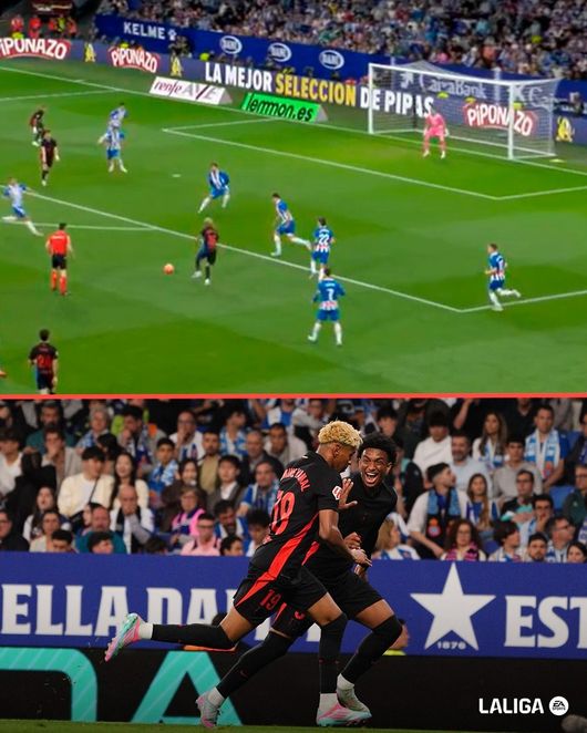 바르셀로나 라리가 우승 확정! '17살 발롱 후보' 야말 1G 1AS→에스파뇰 2-0 격파...또 레알 제치고 더블 달성