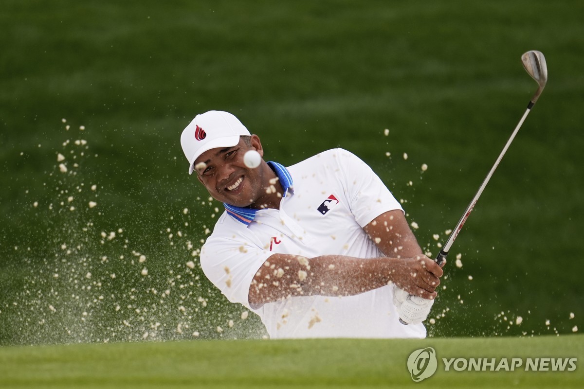 '252야드 홀인원' 김시우, PGA 챔피언십 2R 2위…선두와 2타 차