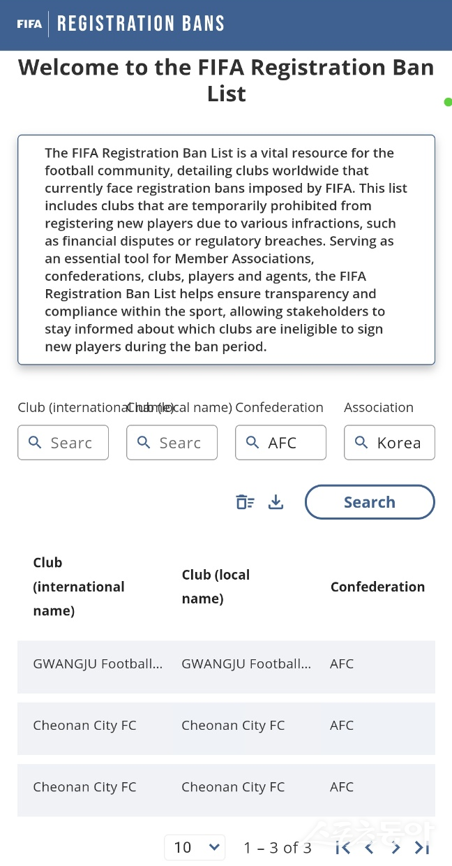 ‘FIFA 징계’ 광주에게 임시 면죄부 준 KFA…광주는 ‘부정 선수’ 가능성에도 선수 출전 그대로 ‘정면돌파’