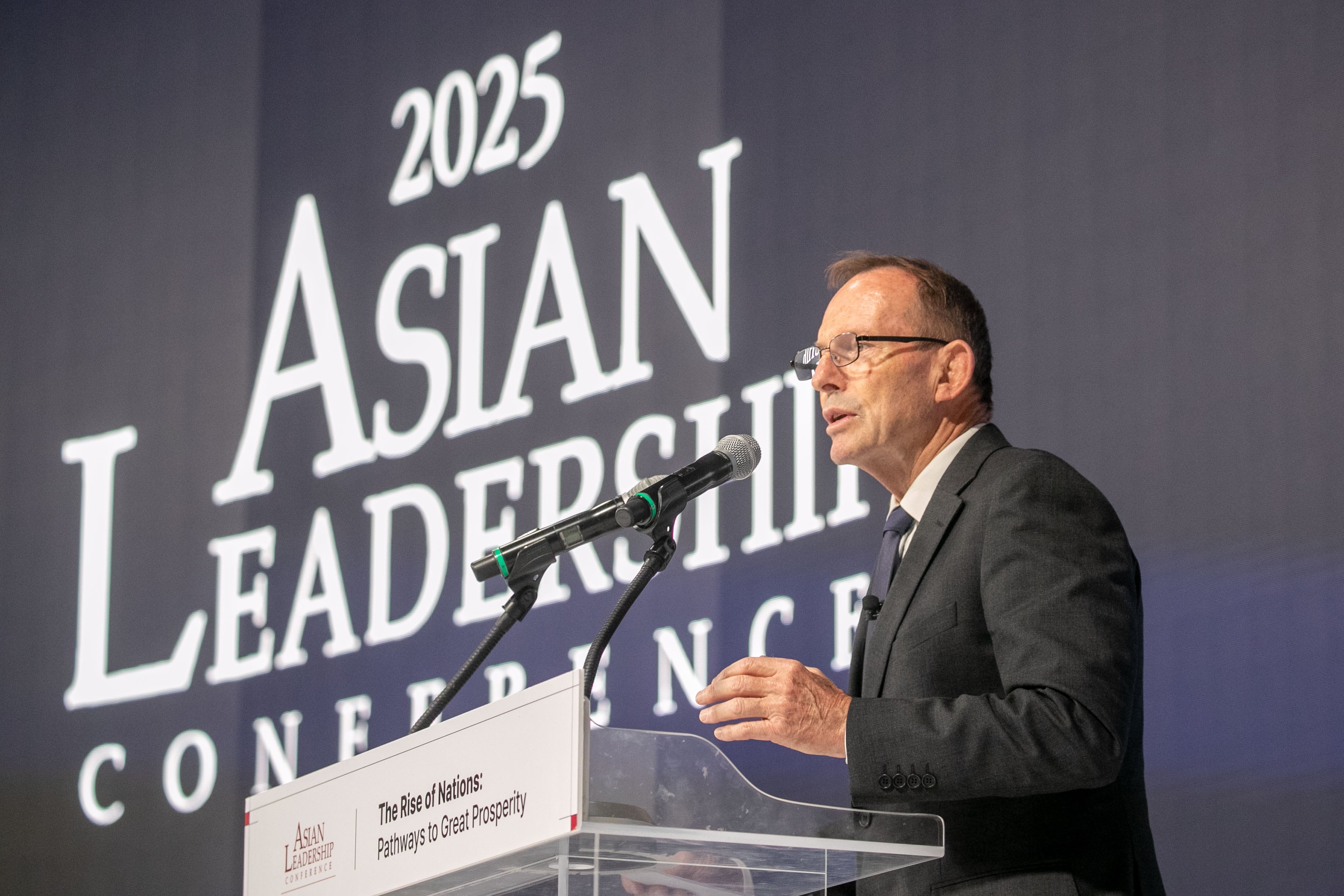 [ALC 2025] 애벗 前 호주 총리 “한국 대통령, 취임 즉시 트럼프 만나라”