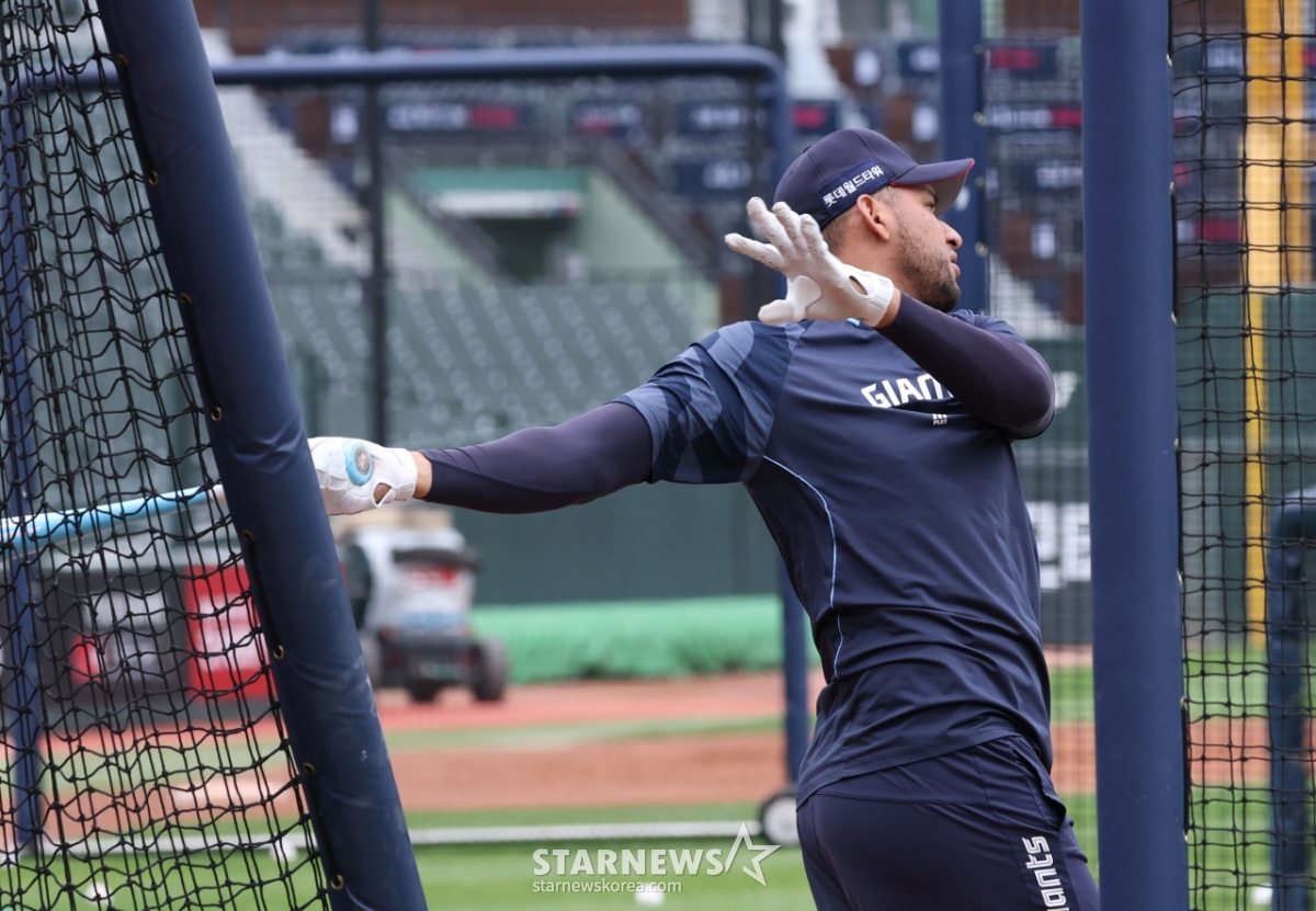 [포토] 레이예스 '오늘은 넘기리'