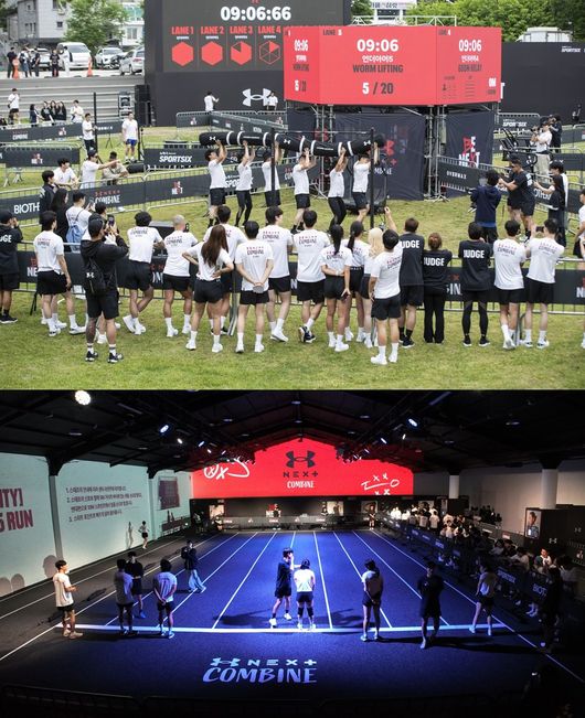 ‘새로운 NEXT를 향한 도전에 1500명 참여’ 언더아머 ‘UA 넥스트 컴바인(UA NEXT COMBINE)’ 성료