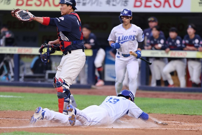 KBO 44년 역사상 단 9번! 삼성 '트리플 스틸' 성공→롯데 새 외인 정신 못 차리게 했다 [대구 현장]