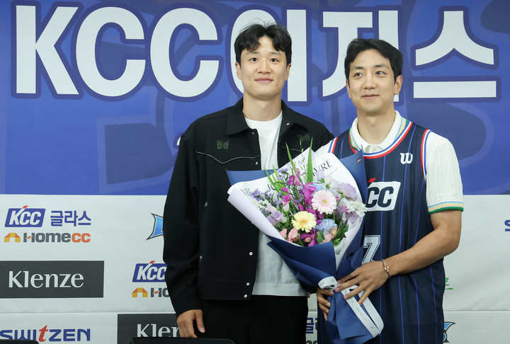'형' 허웅과 KCC서 함께 뛰게 된 허훈 "이적 이유? 딱 하나, 우승하고 싶어서"