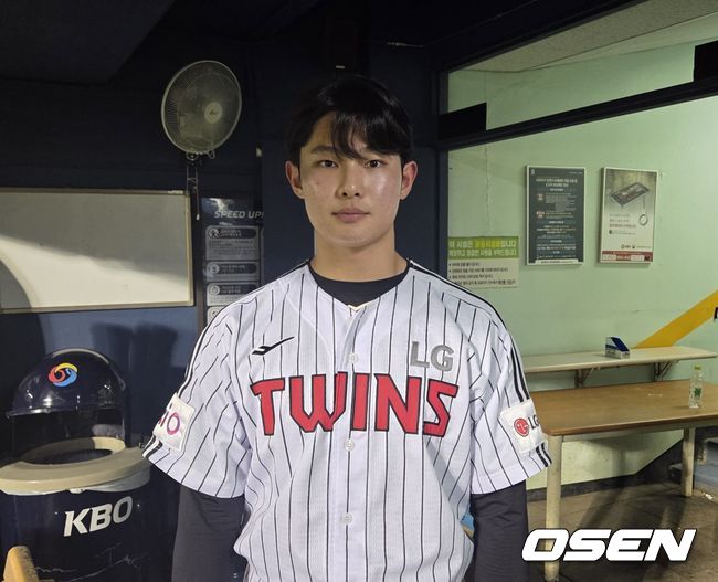 ‘155km’ 1라운드 신인, 문현빈-채은성 삼진 잡고 데뷔 첫 세이브…“아드레날린이 더 올라오는 느낌이었다”