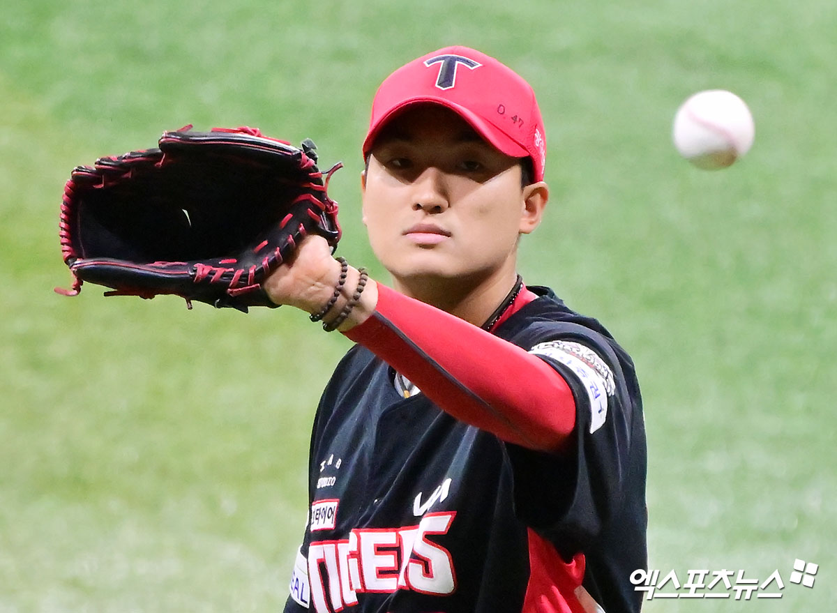 '우타자 8명 배치' KIA, 30일 KT전 라인업 공개...홍원빈 데뷔 첫 1군 콜업 [수원 현장]