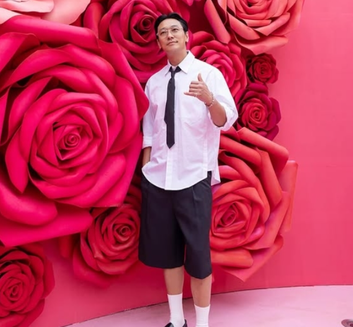 187cm 맞아? 167cm처럼 막찍은 배우, 버뮤다팬츠룩 | 패션룸