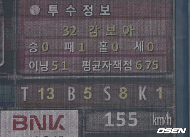 '155㎞ 감보아 KBO 첫 승' 롯데 8-0 완승→3연속 루징 마침내 끝나나, 1회 4득점 빅이닝+막판 쐐기득점 폭발 [부산 현장리뷰]