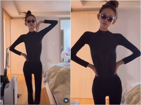 '최진실 딸' 최준희, 쫄쫄이 패션..170cm, 41kg 앙상한 다리