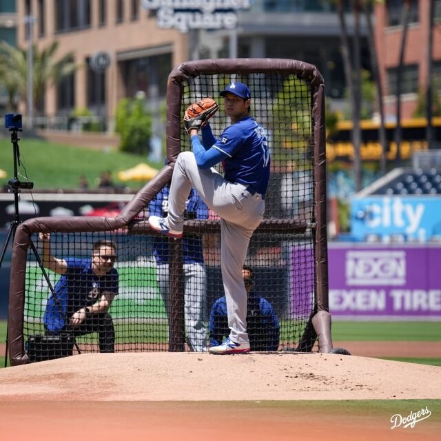 오타니의 이도류가 663일만에 돌아왔다…다저스 투수 데뷔전서 161km 팍팍 ‘1이닝 1실점’