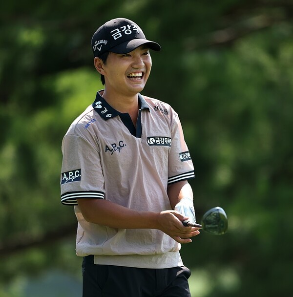 '우승 예고한' 옥태훈, 특급 KPGA선수권대회 첫날 선두