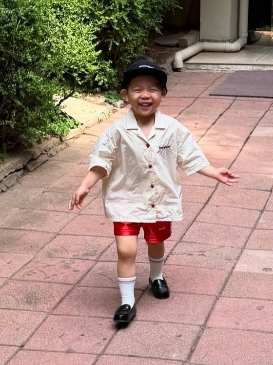 홍현희, 귀여워 난리난 子 등원룩에 깜짝 “내 신발 신고 나갔니?”