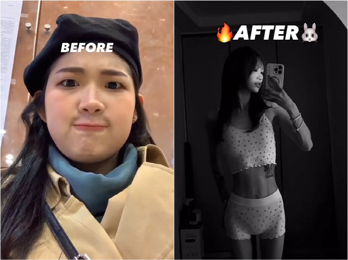 '96kg→41kg' 최준희, 역변의 아이콘…"살뺀게 전부는 아니지만"