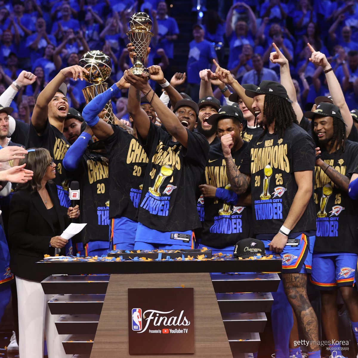 오클라호마 시티, 창단 첫 NBA 우승 ‘SGA MVP 수상’