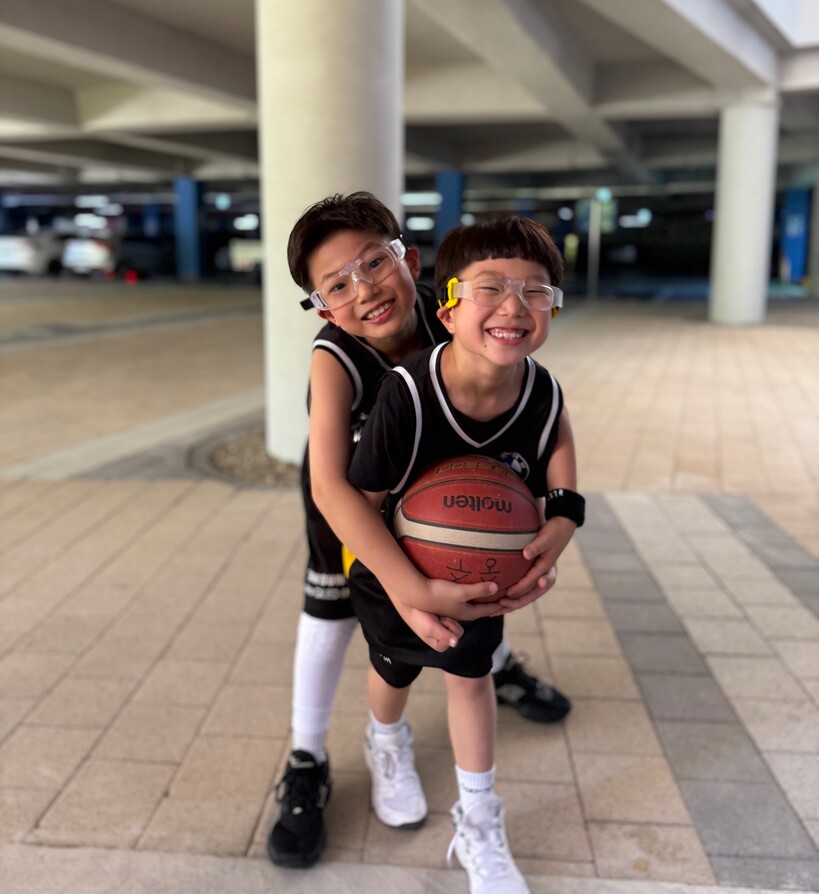 공이 무서운 어린이에서 농구선수 꿈꾸는 소년으로 충주 삼성 엄도윤 태윤 형제의 농구 인생 8594