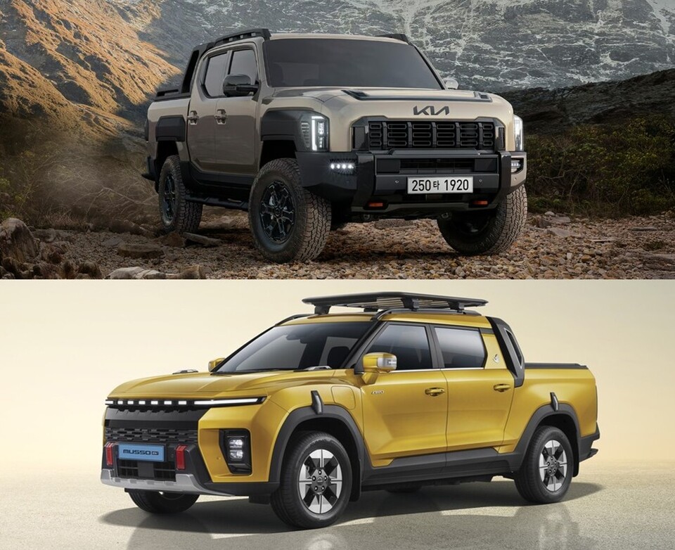 디자인이냐 가성비냐...기아 타스만 vs KGM 무쏘 EV, 소비자 선택은? | M투데이