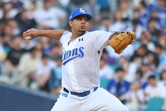 아쉽게 첫 승 무산됐지만…‘최고 155km+KKKK 무실점’ KBO 데뷔전서 위력투 펼친 삼성 가라비토, 앞으로의 활약 예고했다