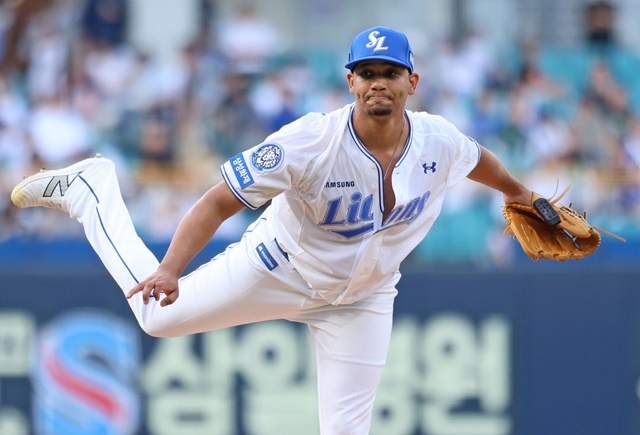 아쉽게 첫 승 무산됐지만…‘최고 155km+KKKK 무실점’ KBO 데뷔전서 위력투 펼친 삼성 가라비토, 앞으로의 활약 예고했다