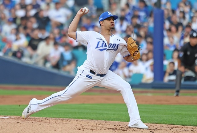 아쉽게 첫 승 무산됐지만…‘최고 155km+KKKK 무실점’ KBO 데뷔전서 위력투 펼친 삼성 가라비토, 앞으로의 활약 예고했다