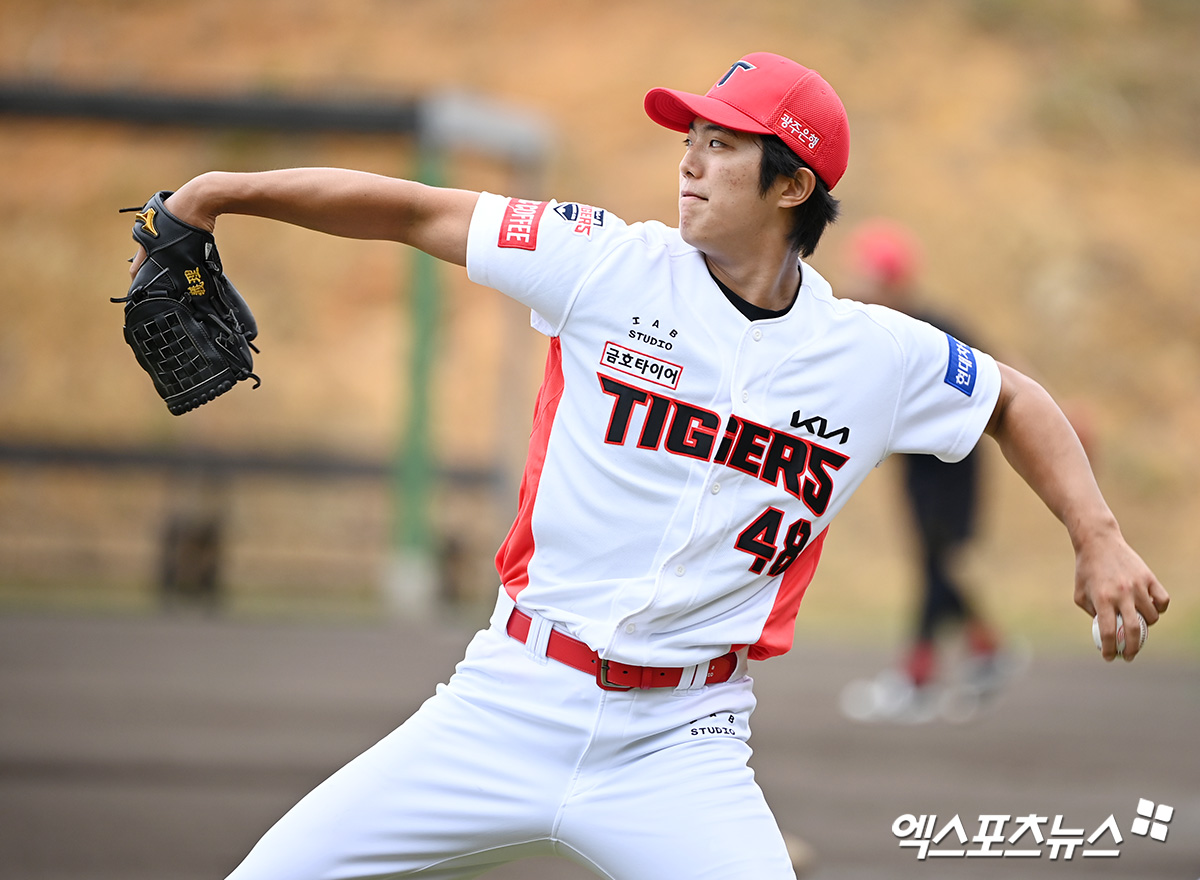 최고 148km/h 쾅! 이의리, 퓨처스 2호 등판 '통증 없었다'…"올스타전 뒤 얼굴 볼 것" 꽃감독 반색 [잠실 현장]