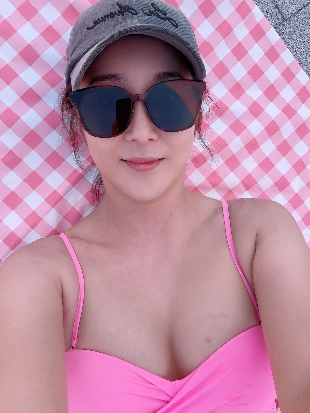 '48세 돌싱맘' 장가현, 수영복 자태에 시선 집중..173cm·54kg '관리 끝판왕'