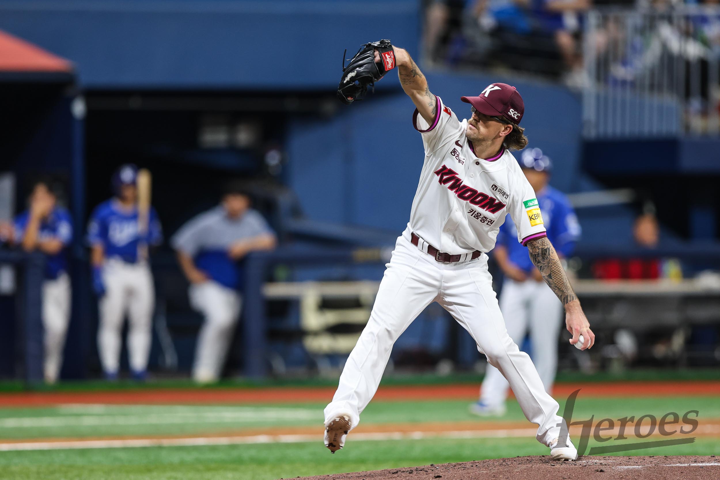 '연봉 4100만원' 초대박!→2G 연속 쾌투+삼성 상대 승리투수…"아시아 쿼터? 좋은 기회 있다면! 고척돔 외 다른 구장도 ...