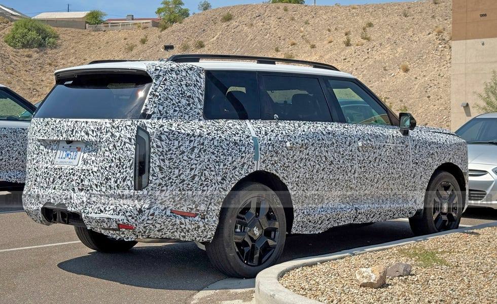 “EV9 느낌 그대로”… 기아 텔루라이드, 스파이샷 포착 | EV-Hotissue