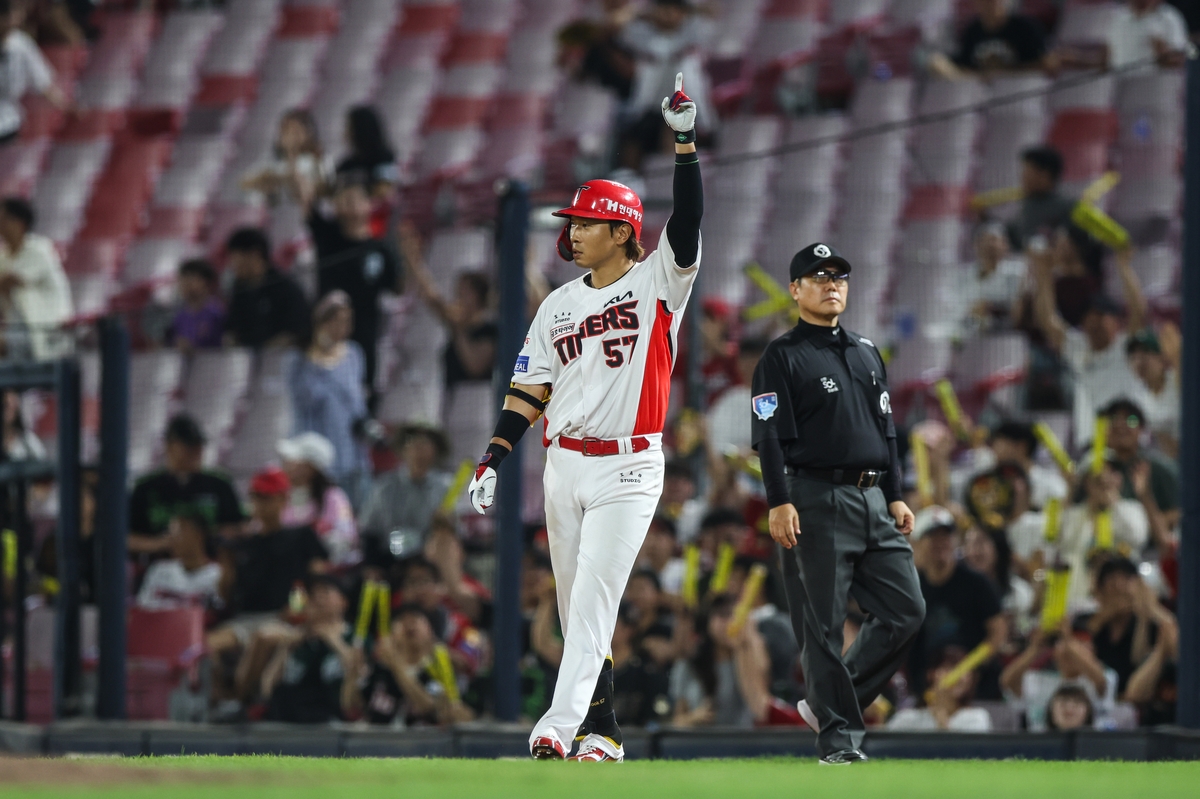 고종욱 결승타 포함 3안타 활약…KIA, SSG에 1점 차 승리