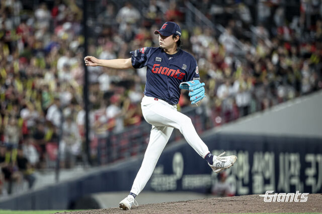 '최고 151km' 1⅔이닝 철벽투, 푹 쉬고 돌아온 정철원 "책임지고 막아야겠단 마음, 2위 탈환 가장 기뻐" [MD광주]