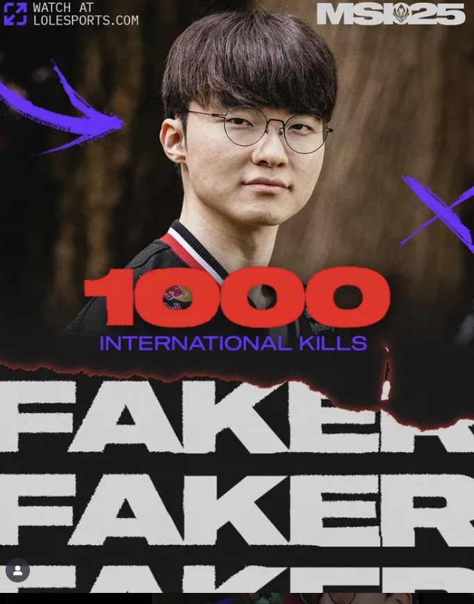 사상 첫 ‘국제전 1000킬’ 페이커, 하지만 진짜 주연은 시작도, 끝도 룰러였다···젠지, 풀세트 혈전 끝에 T1잡고 결승 선착[MSI]