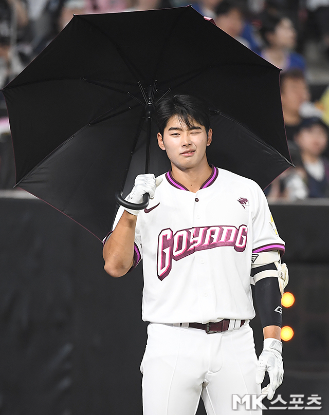 ‘KBO 꽃미남’ 심휘윤, 늑대의 유혹 [MK포토]