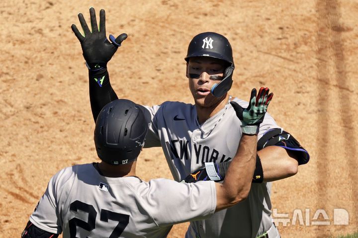 MLB 홈런왕 2연패 노리는 저지, 역대 최소 경기 350홈런 신기록