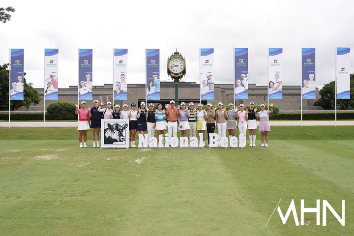 [mhn포토] 이현동 지사장과 내셔널비프 프로암 선수단
