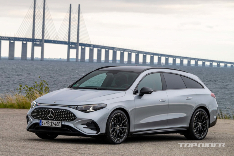 벤츠 신형 CLA 슈팅브레이크 공개, 선루프에 삼각별 '158개' | 탑라이더