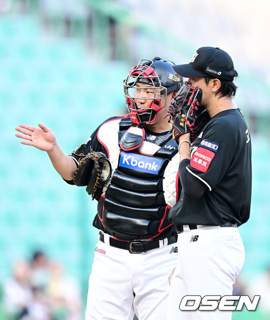KT 초비상, ‘대체 불가’ 42억 올스타 포수 허리 통증→2G 연속 결장 “어제도 공백 컸다, 하루빨리 좋아지길” [오!쎈 수원]