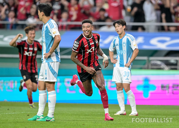 '환상 드롭슛' 린가드, K리그1 22R MVP…K리그2 MVP는 '해트트릭·PK 유도' 부천 몬타뇨