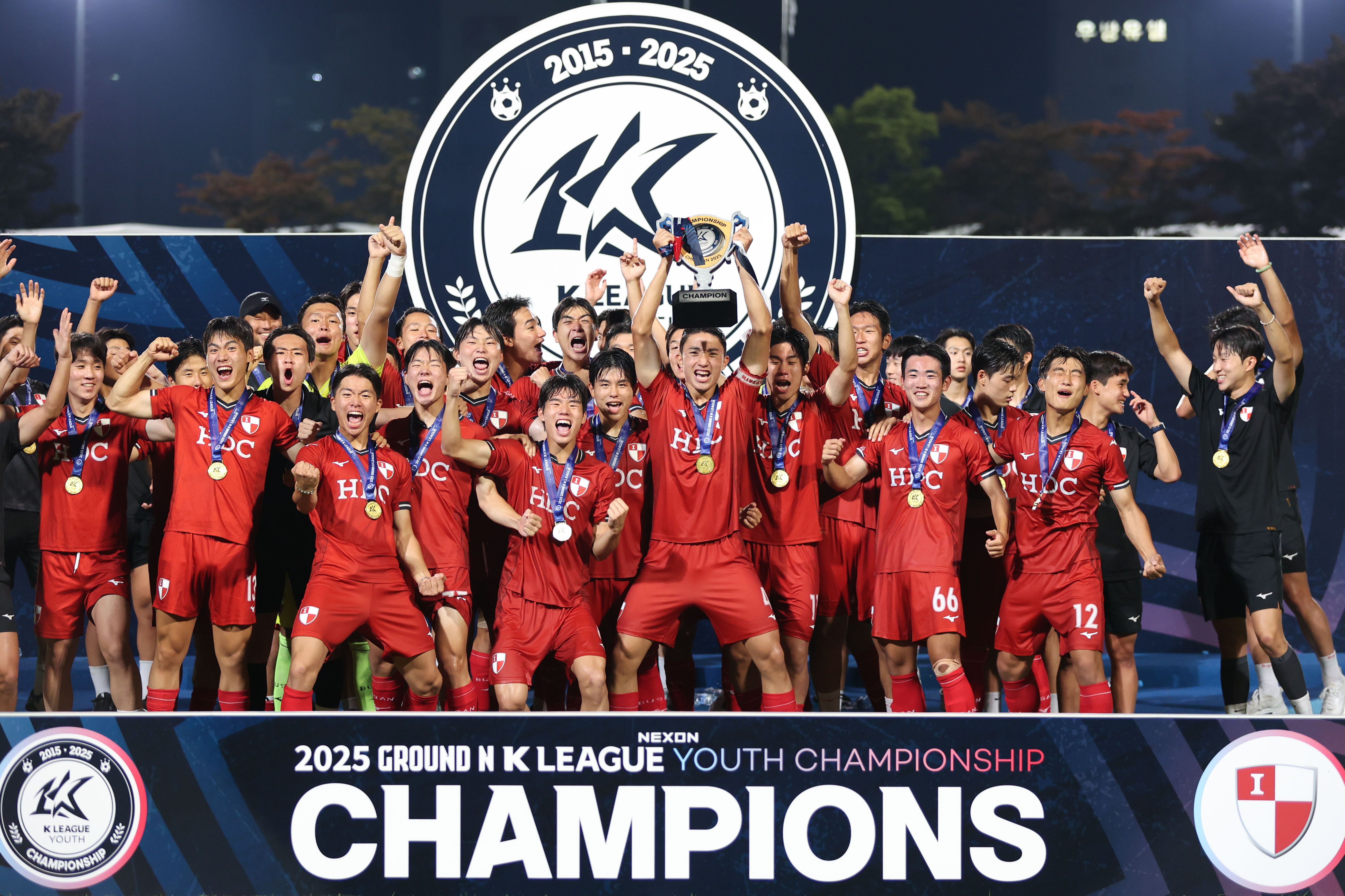 부산 U18, ‘2025 GROUND.N K리그 U18 챔피언십’ 우승..U17 우승은 서울 차지