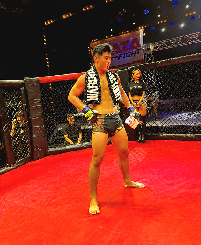 KMMA 챔피언 권지후 일본 원정 프로 데뷔전 승리