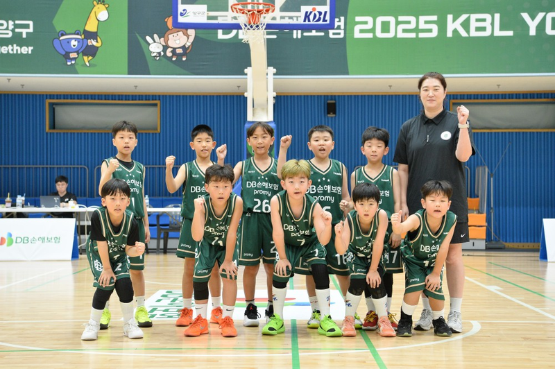 [KBL 유스 클럽 대회] ‘고른 출전 시간’ DB U9, 소노 U9 제압 … 3전 전승으로 준결승 진출