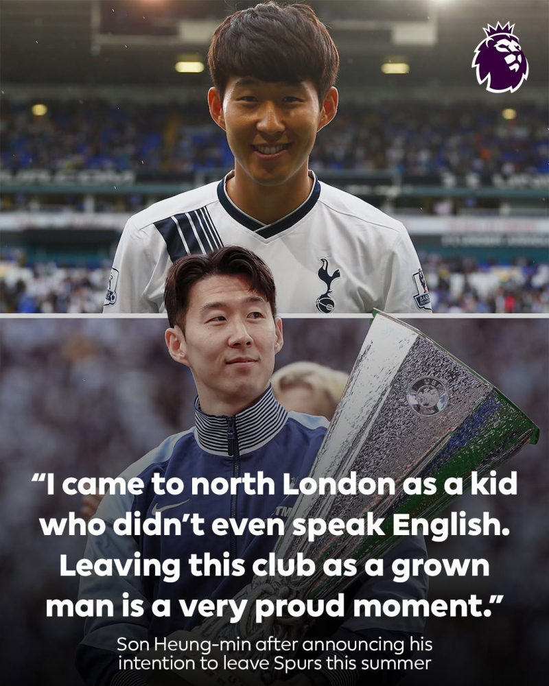 ‘EPL피셜 나왔다’→“손흥민은 역사상 가장 위대한 선수 중 한 명으로 남는다”