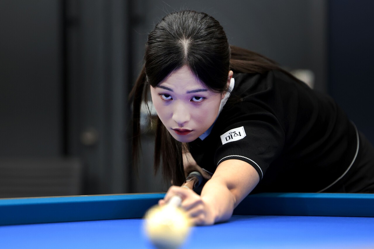 '김가영 제자' 박정현, LPBA 무대 적응 완료! PPQ라운드 AVG 전체 1위→이유주 완파하고 PQ라운드 진출