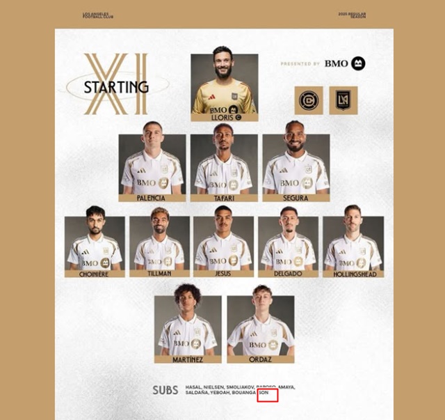 LAFC 손흥민, 10일 시카고 파이어전 교체멤버 등록...MLS 데뷔 '초읽기'